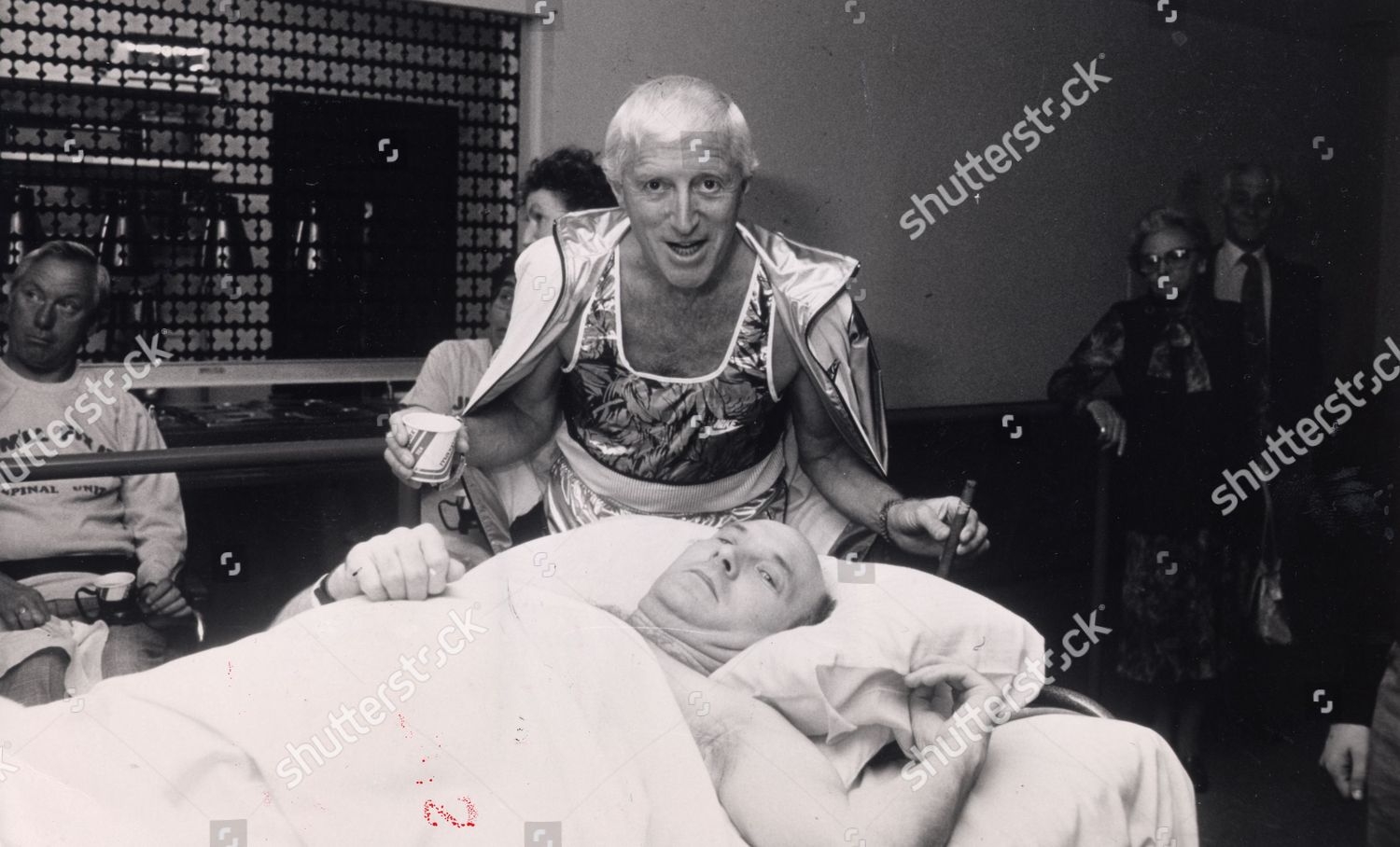 Sir Jimmy Savile Cheers Bedridden Patient Editorial Stock Photo - Stock ... Sir Jimmy Savile Cheers Bedridden Patient Editorial Stock Photo - Stock ...