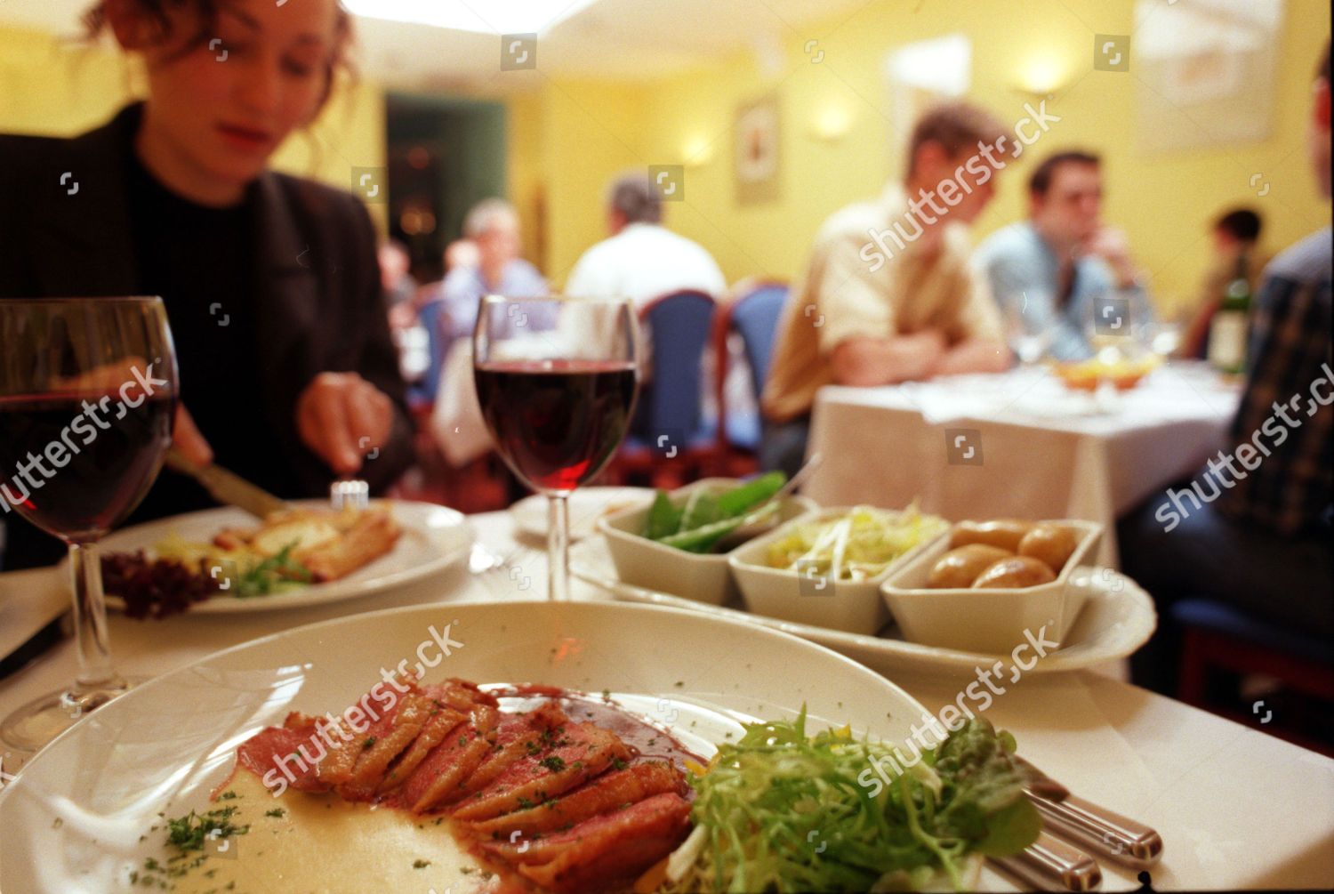 Customers Stargazer Restaurant Rathbone Street London Editorial Stock ...