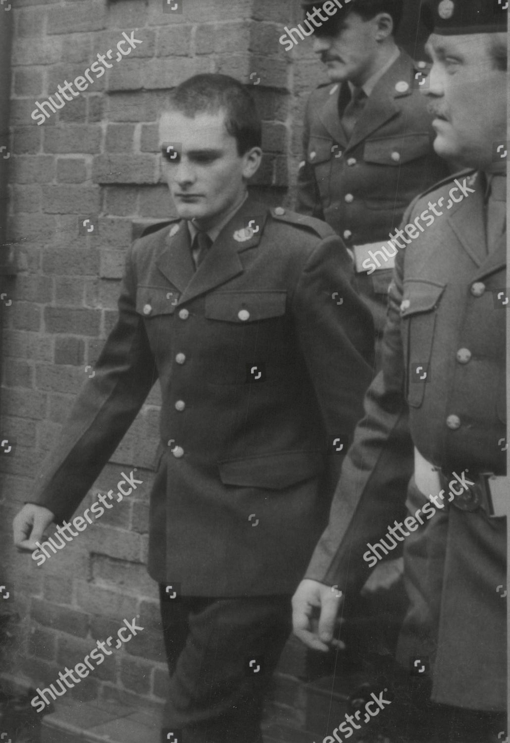 ROOKIE PRIVATE ANDREW BEARDMORE 19 LEAVING Editorial Stock Photo ...