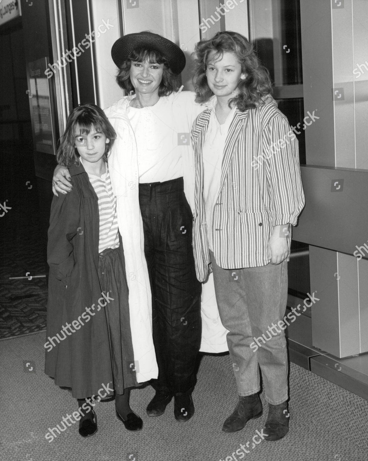 Stephanie Beacham Actress Her Children Chloe Editorial Stock Photo ...