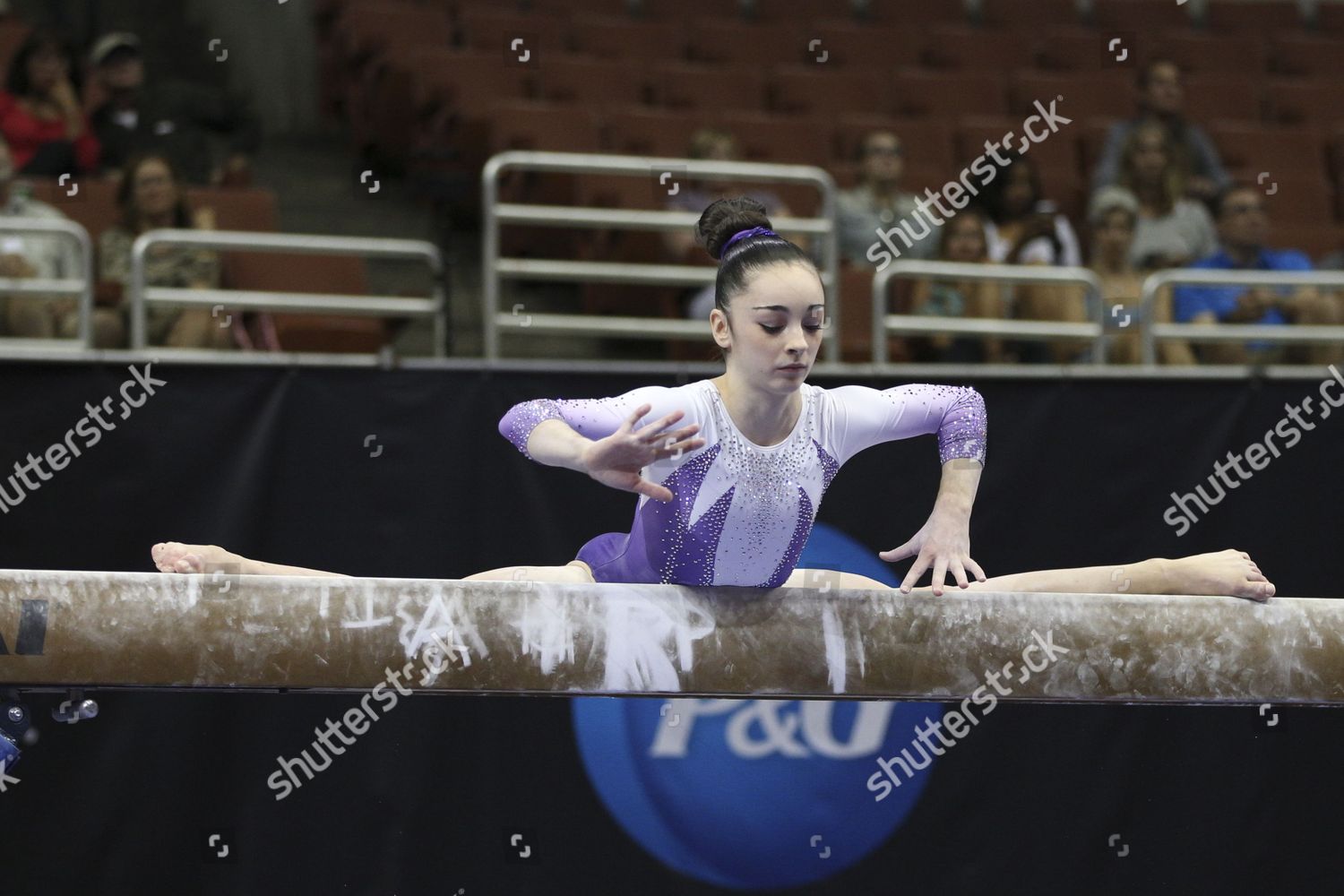Gymnast Elena Arenas Competes On First Editorial Stock Photo - Stock ...