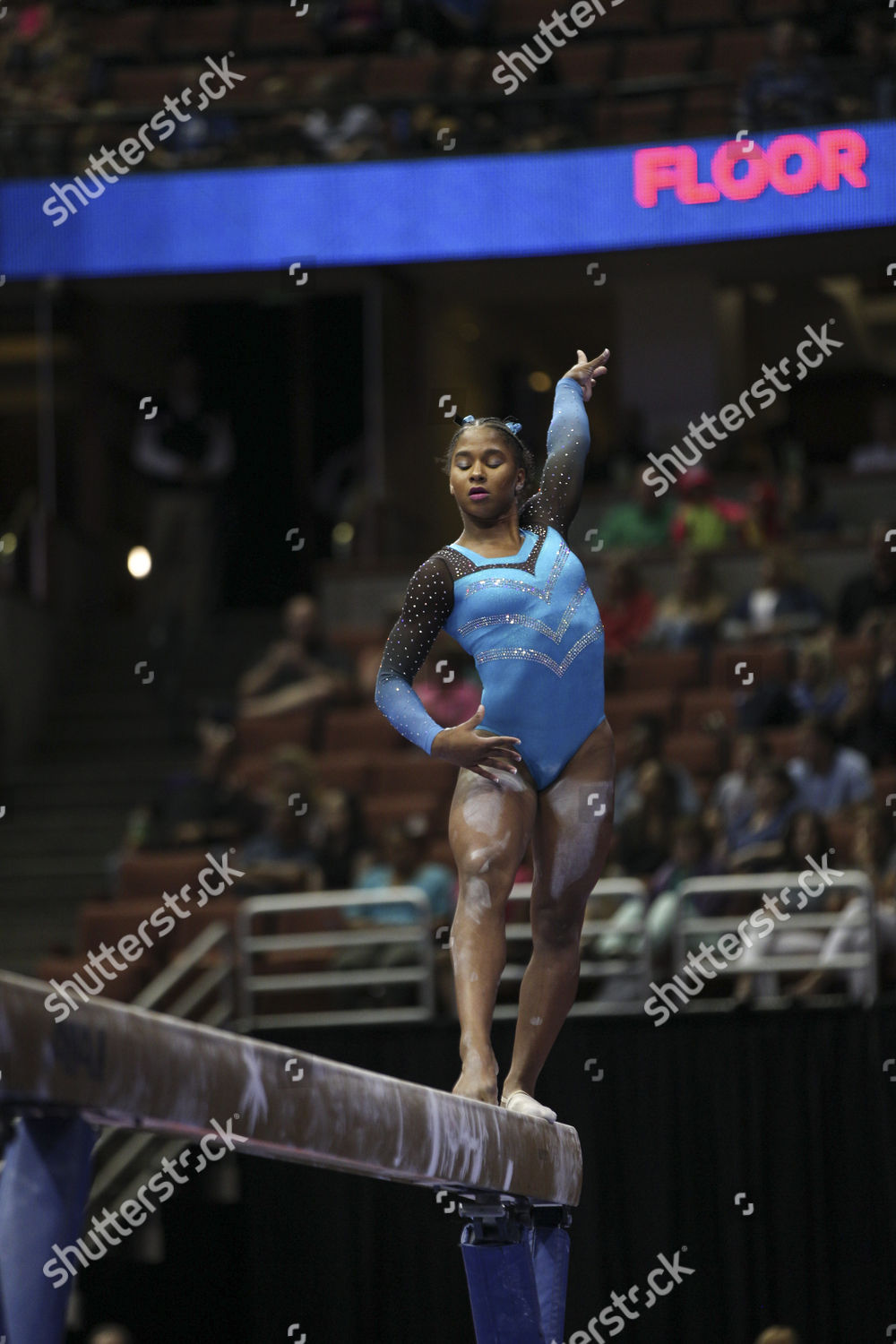 Gymnast Jordan Chiles Competes On First Editorial Stock Photo - Stock ...
