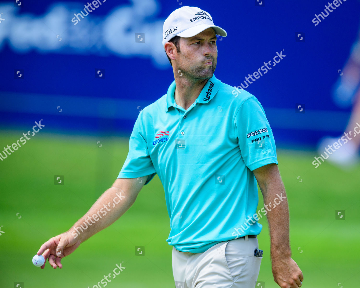 Robert Streb During Wyndham Championship On Editorial Stock Photo ...