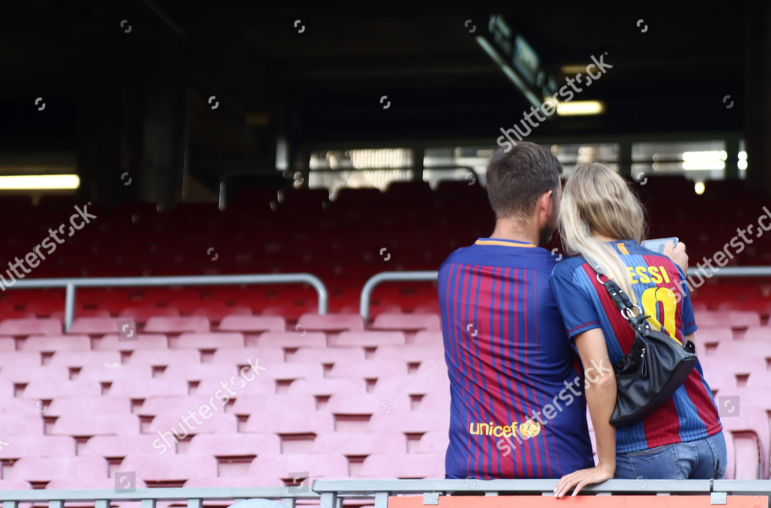 Fc Barcelona Lovely Fans Camp Nou Editorial Stock Photo - Stock Image ...