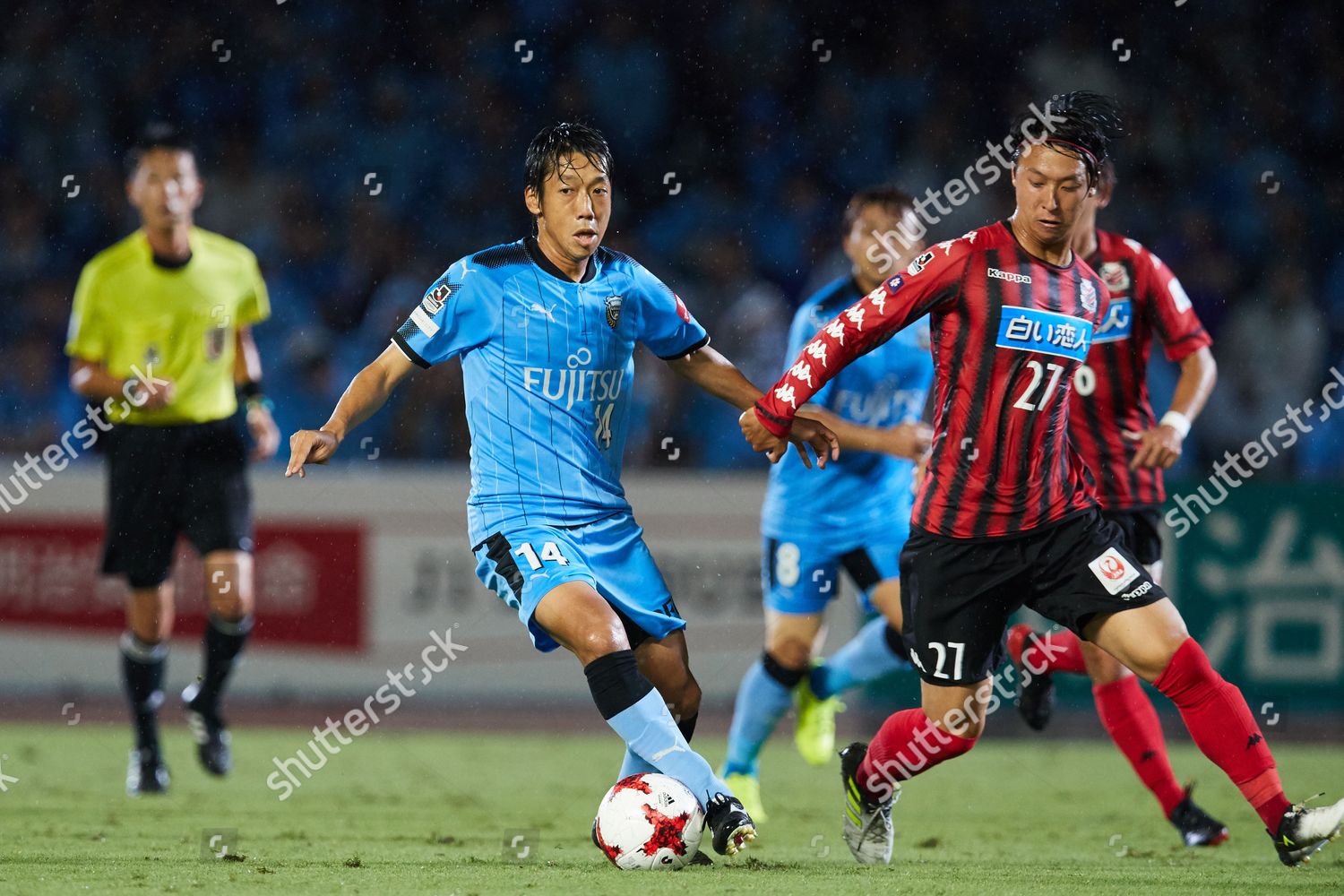 Kengo Nakamura Frontale Takuma Arano Consadole Editorial Stock Photo - Stock Image | Shutterstock