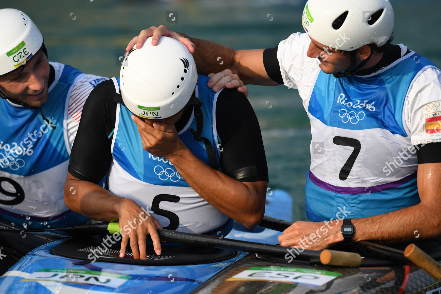 Whitewater Canoe Slalom C1 Mens Rio Editorial Stock Photo - Stock Image ...