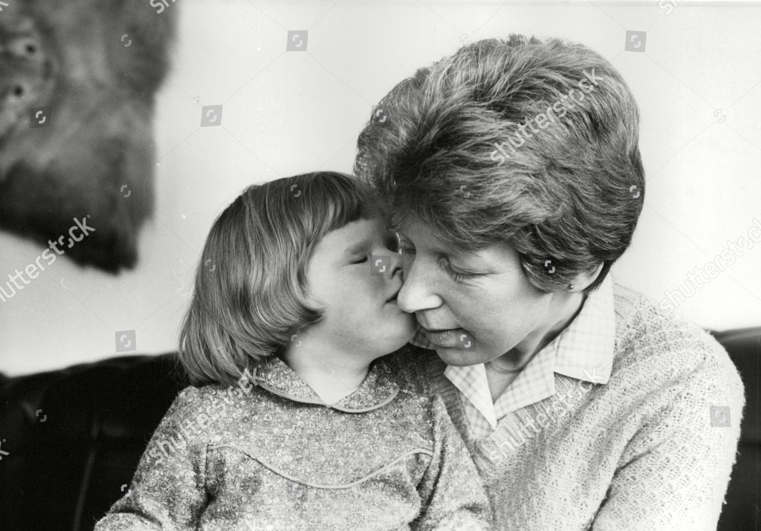 Joan Benbow Her Threeyearold Blind Daughter Editorial Stock Photo ...