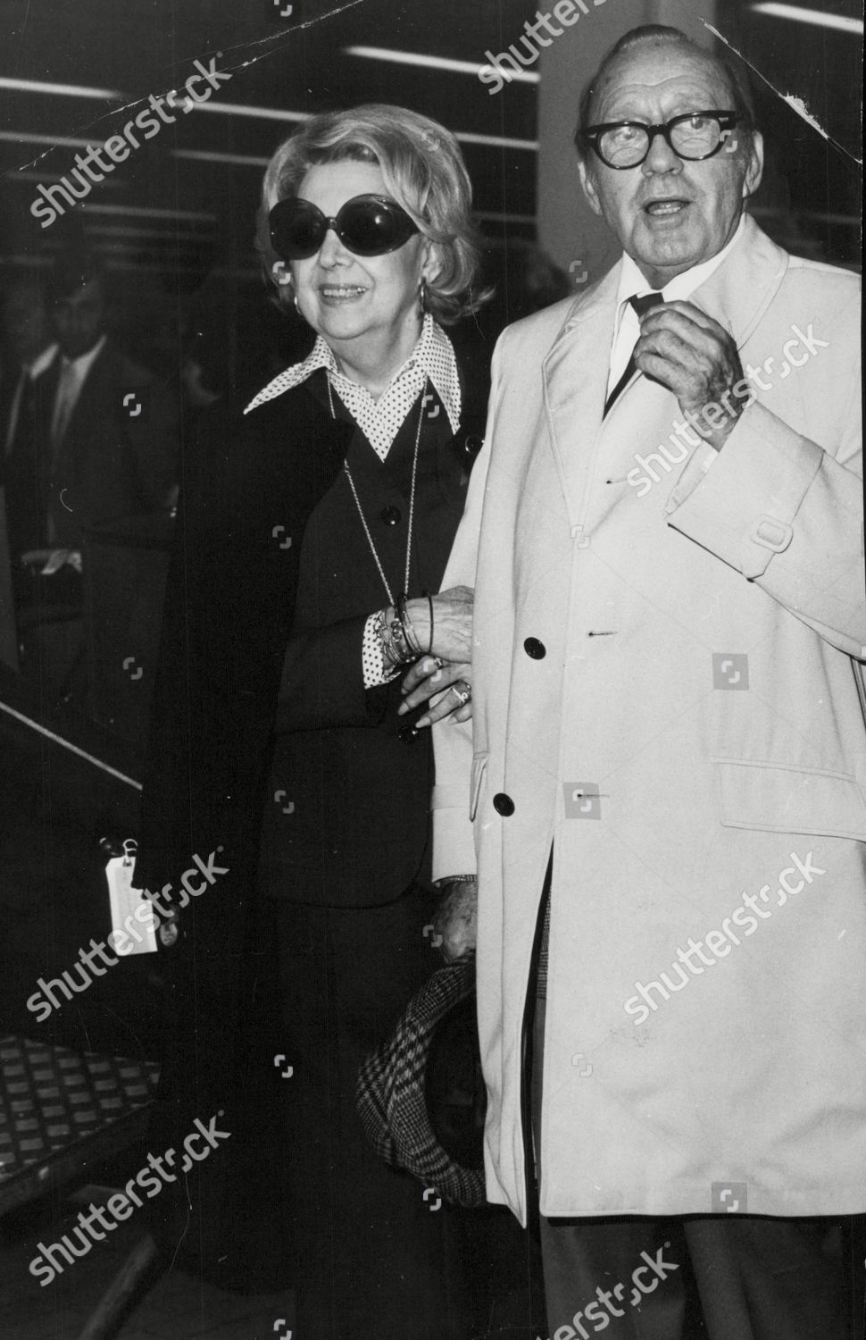 Comedian Jack Benny Wife Mary Arriving Editorial Stock Photo - Stock ...