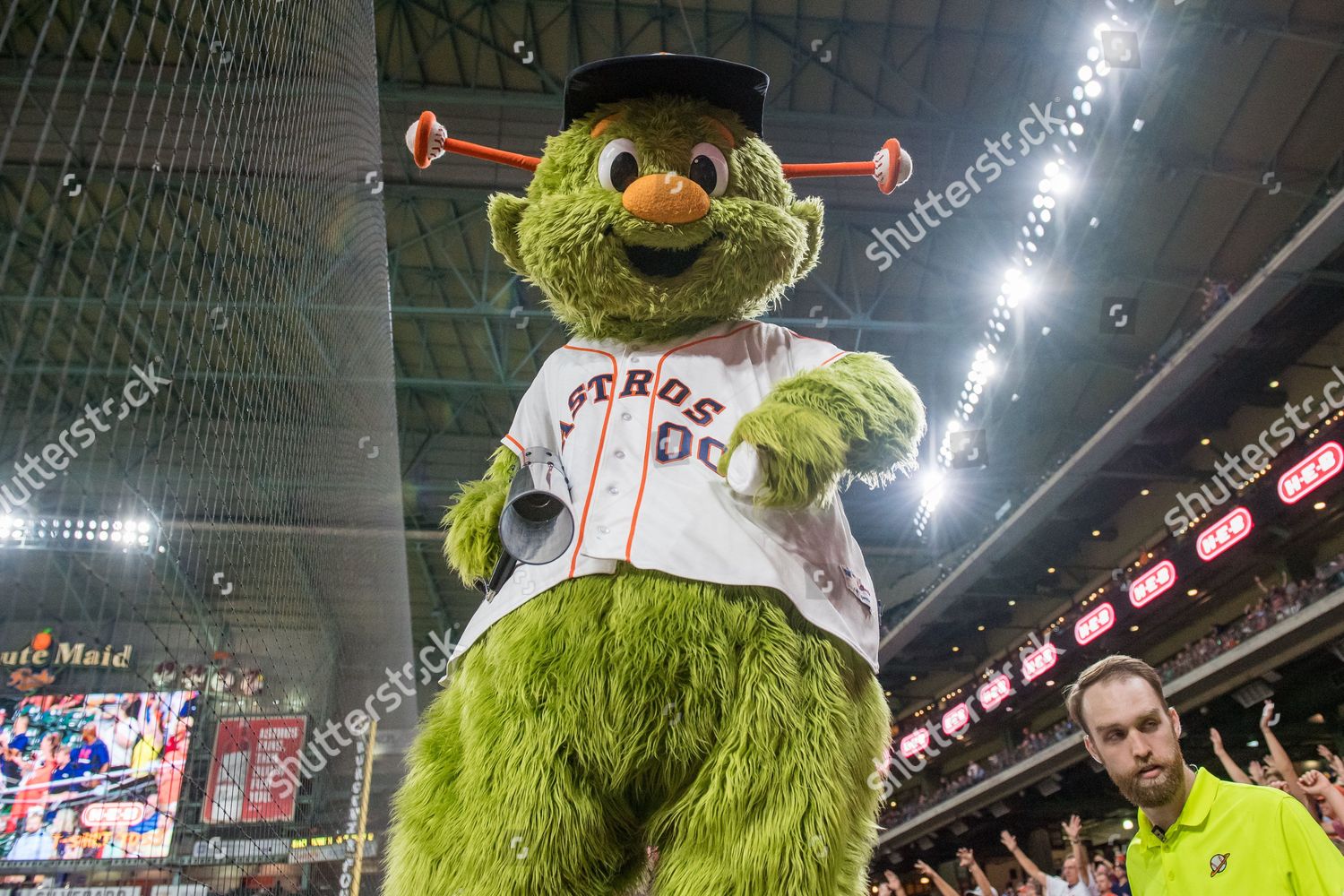 Houston Astros Mascot Orbit Stands On Editorial Stock Photo - Stock ...