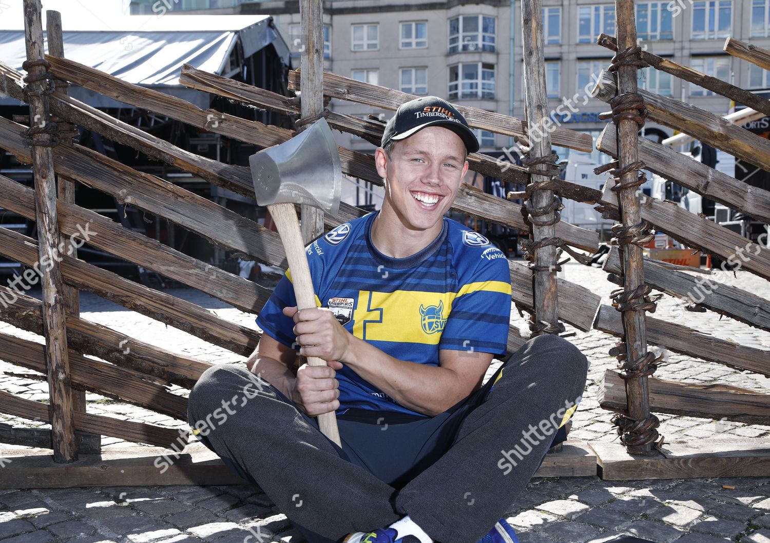 Ferry Svan Junior World Champion Timbersports Editorial Stock Photo ...