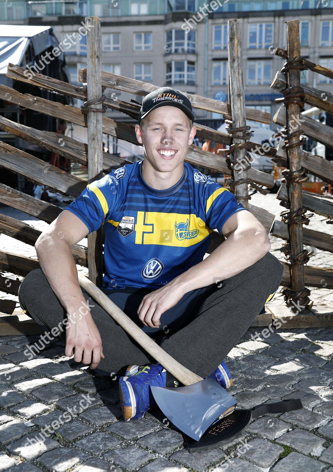 Ferry Svan Junior World Champion Timbersports Editorial Stock Photo ...