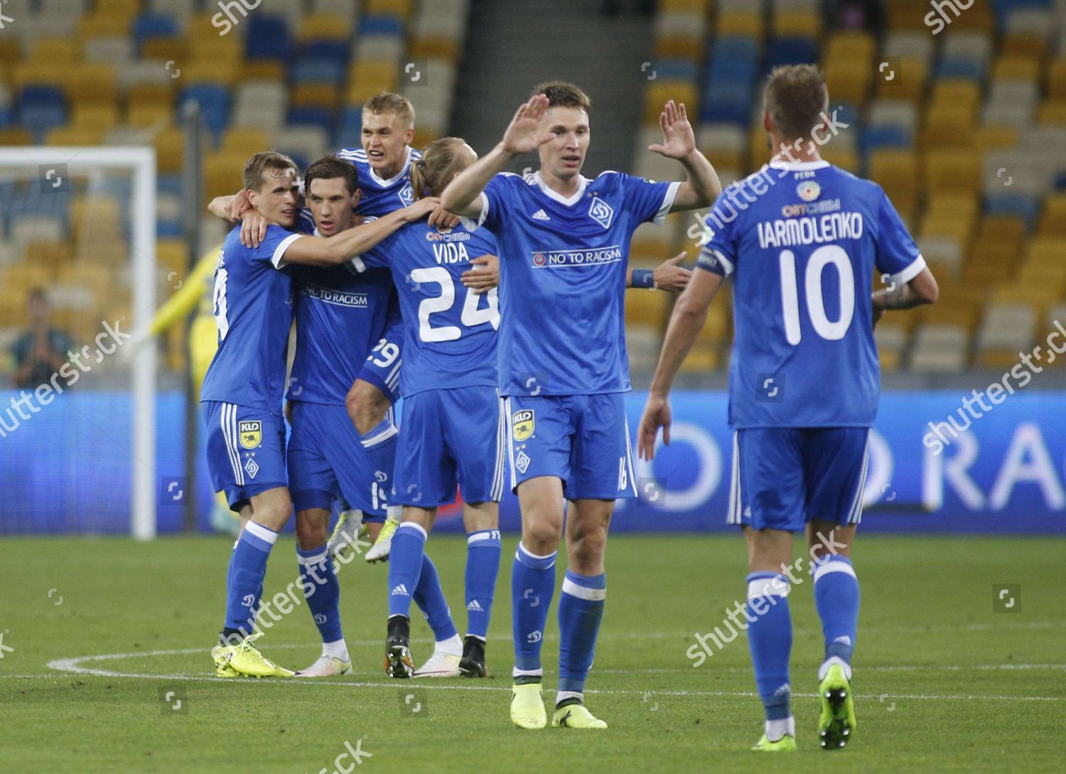 Dynamo Players Celebrate After Denys Garmash Editorial Stock Photo ...