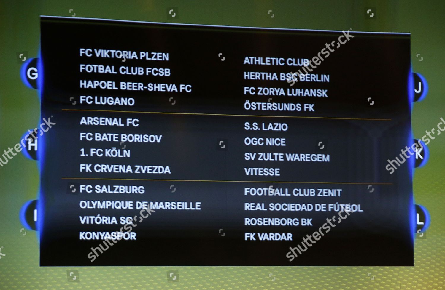 View Screen Displaying Uefa Champions League Editorial Stock Photo ...