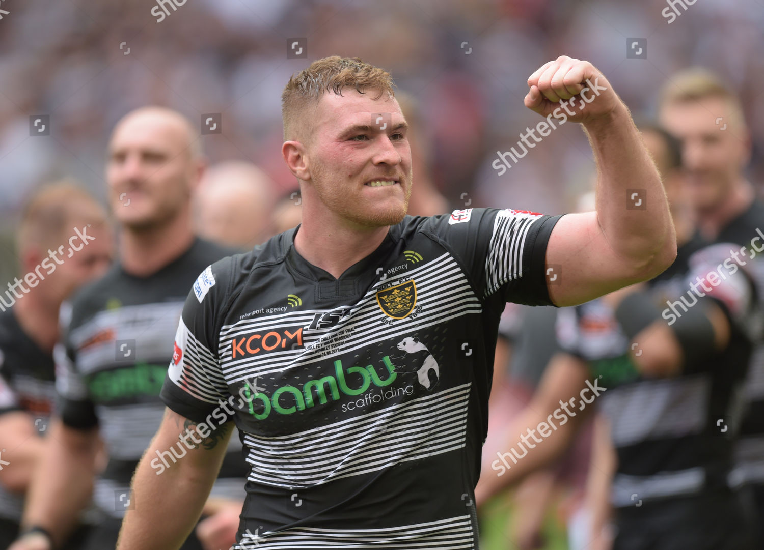 Scott Taylor Hull Fc Celebrates Editorial Stock Photo - Stock Image ...