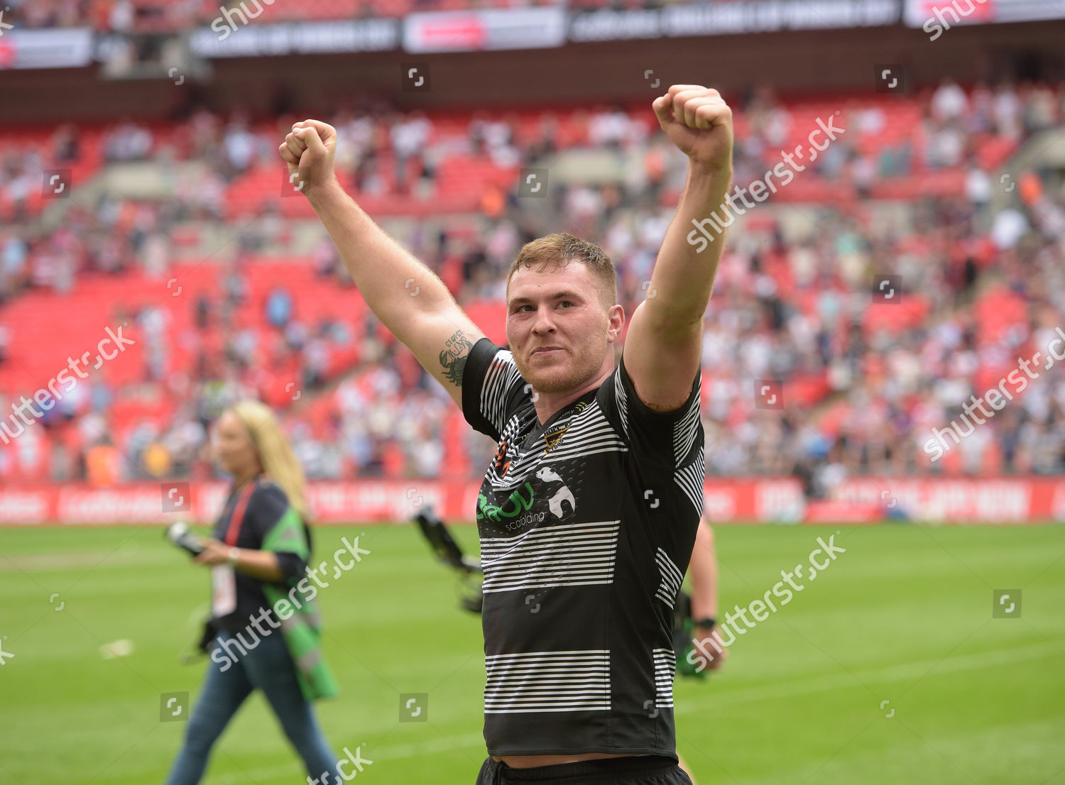 Scott Taylor Hull Fc Celebrates Editorial Stock Photo - Stock Image ...