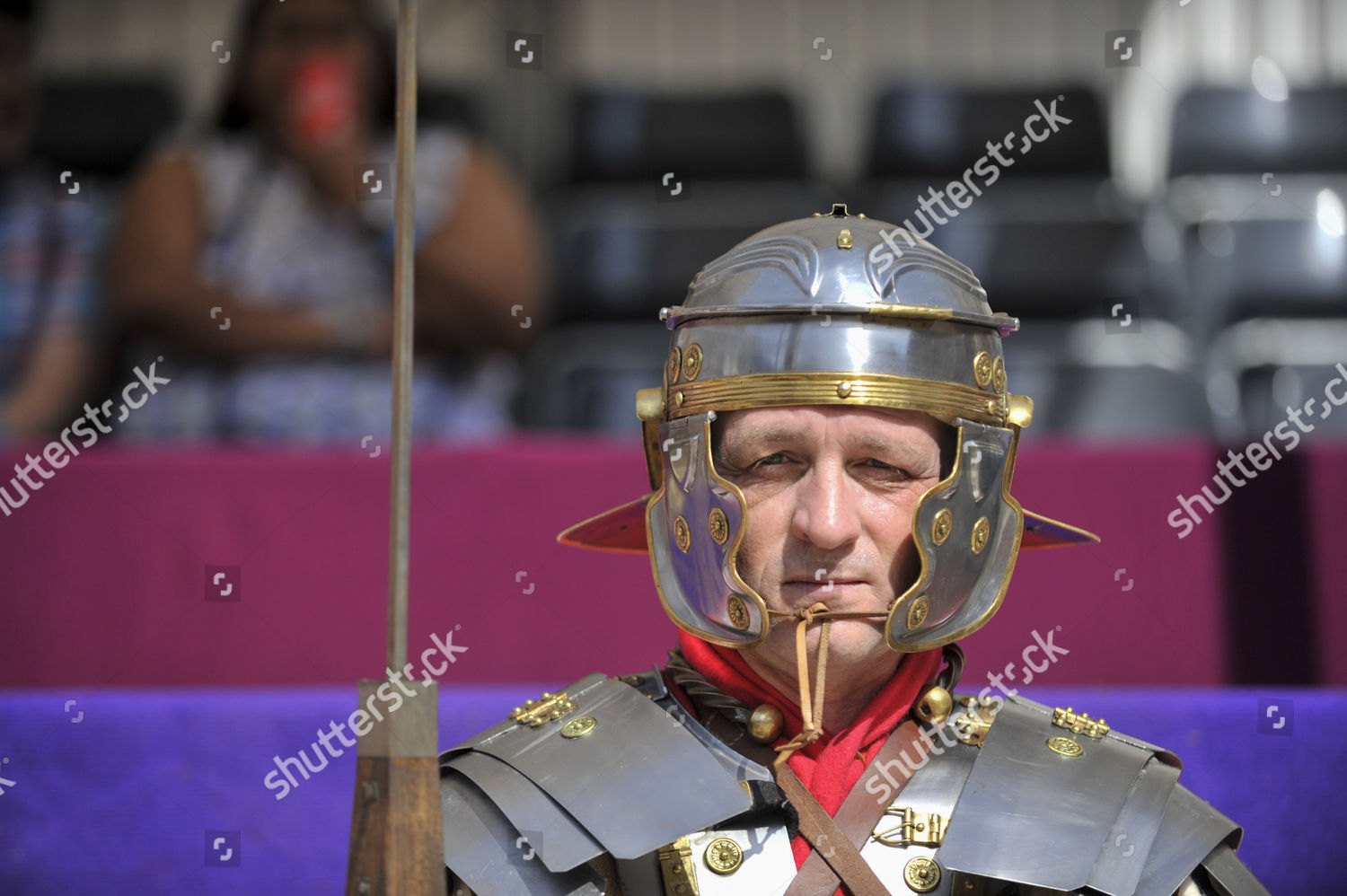 Man Dressed Roman Centurion Joins Members Editorial Stock Photo - Stock ...