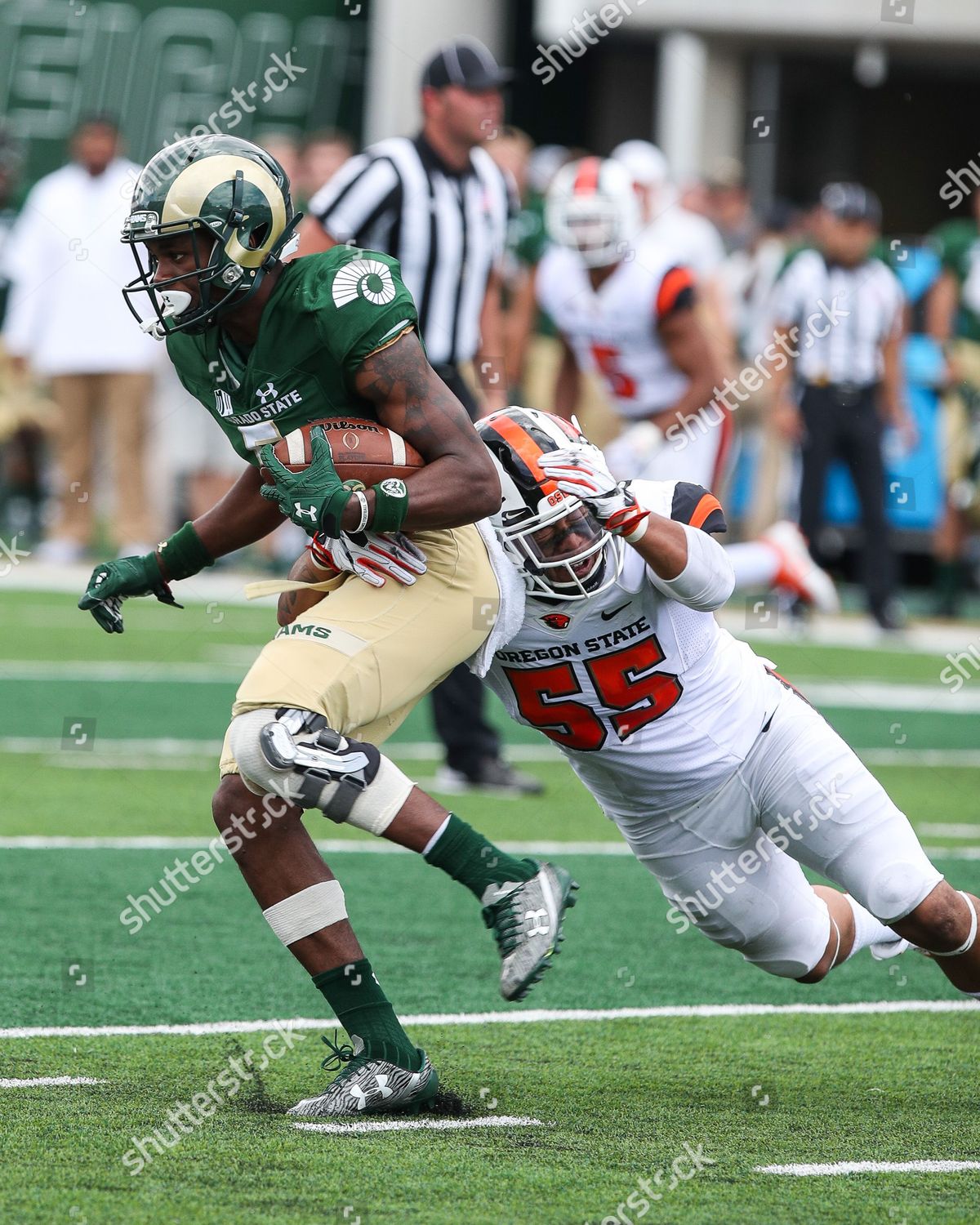Colorado State Running Back Marvin Kinsey Editorial Stock Photo - Stock ...