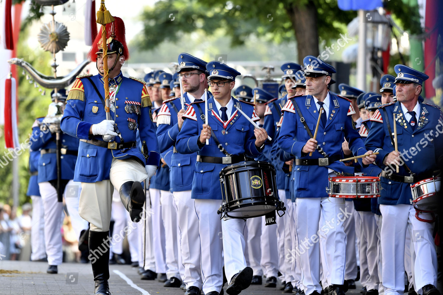 Marksmen Wearing Traditional Attire Pass Townhall Editorial Stock Photo ...