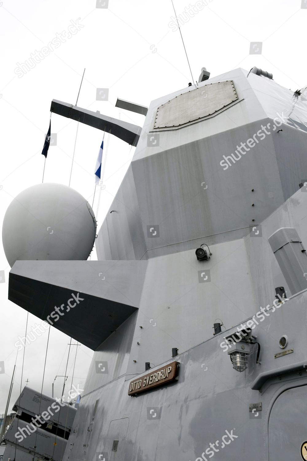Frigate Hnoms Otto Sverdrup Flagship Standing Editorial Stock Photo ...