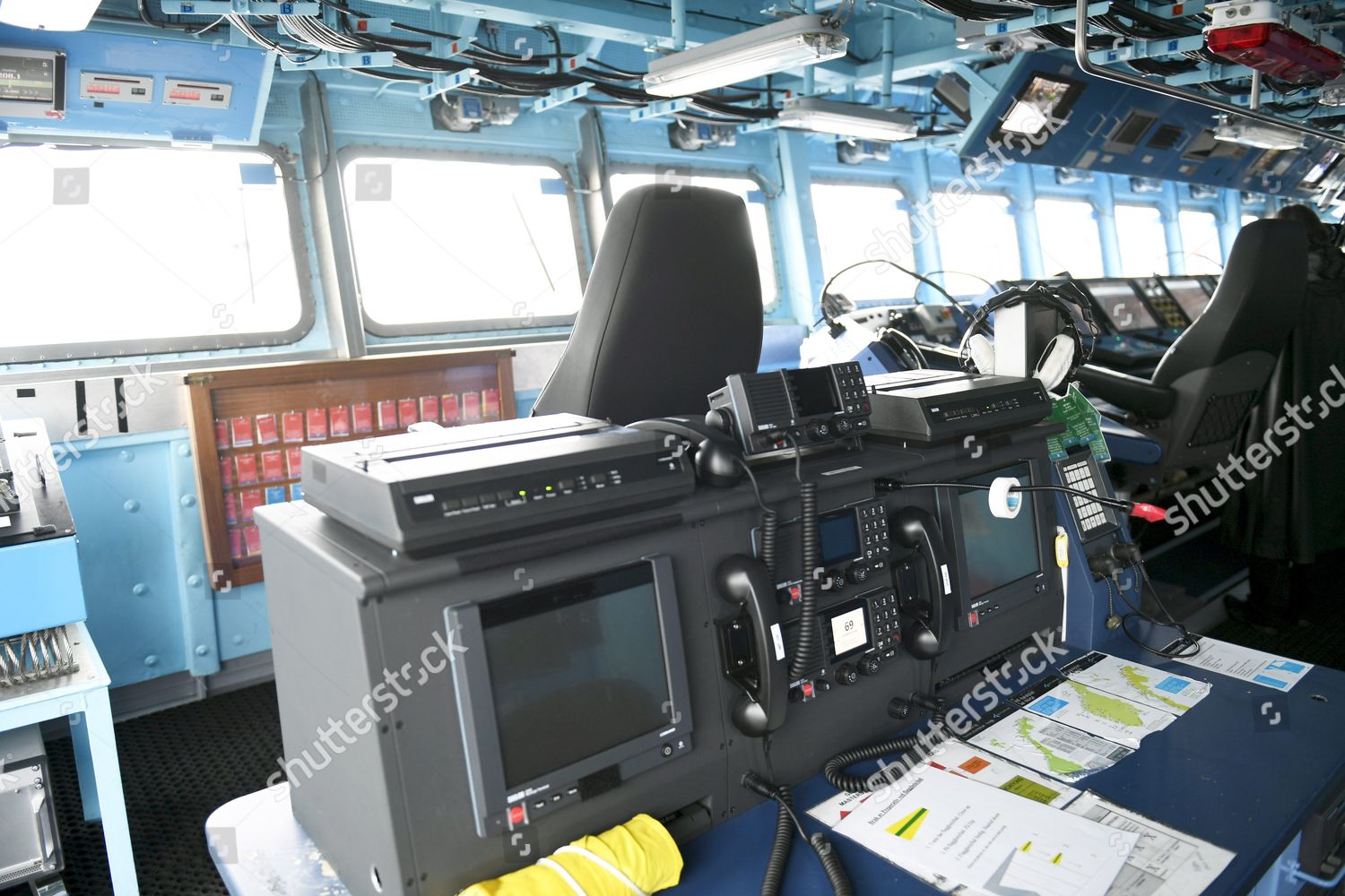 Bridge Frigate Hnoms Otto Sverdrup Flagship Editorial Stock Photo ...