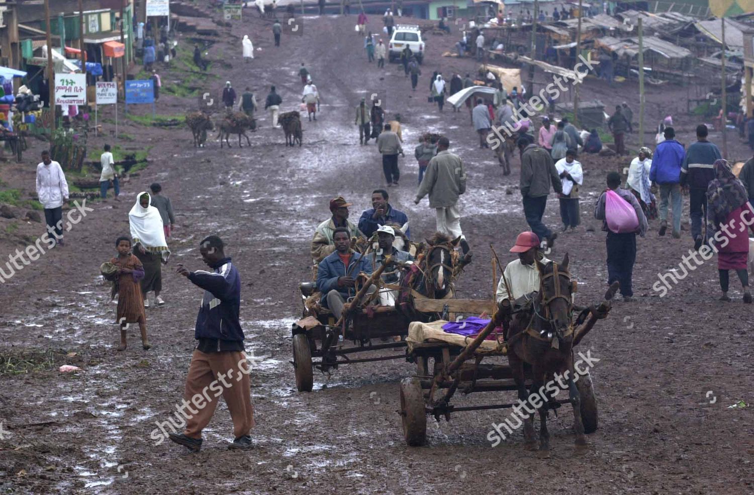 Main Street Sodo Ethiopia Where Emily Editorial Stock Photo - Stock ...
