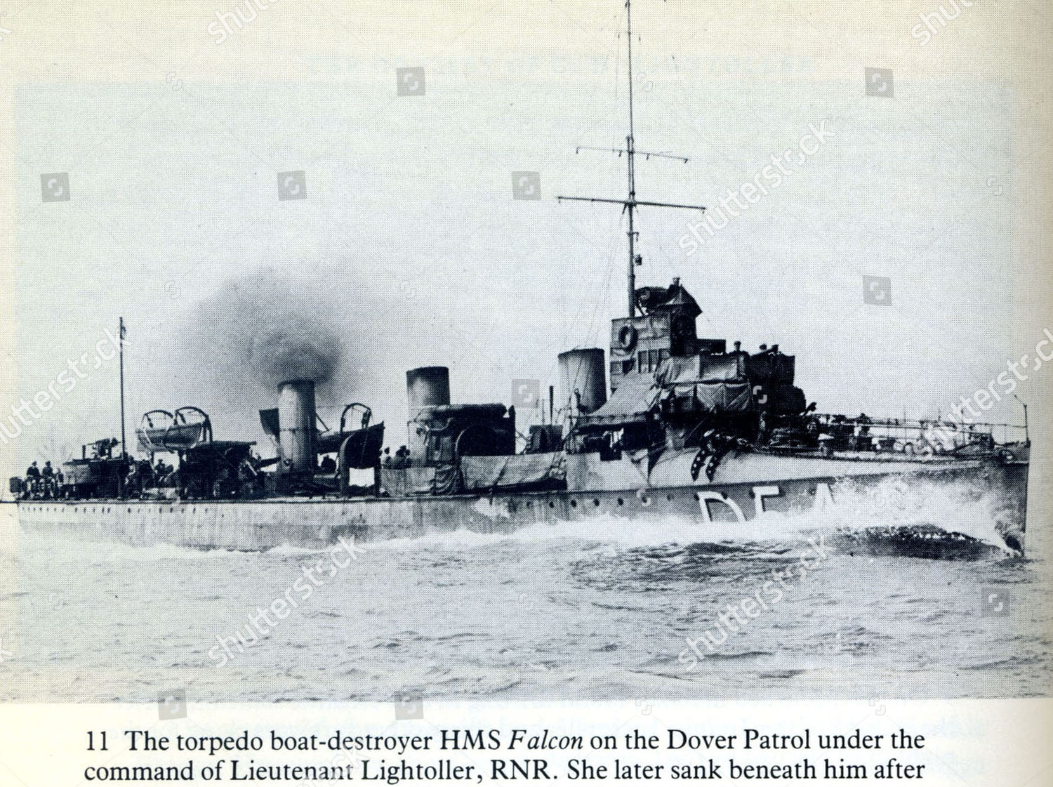 Hms Falcon Sank 1918 After Colliding Editorial Stock Photo - Stock ...