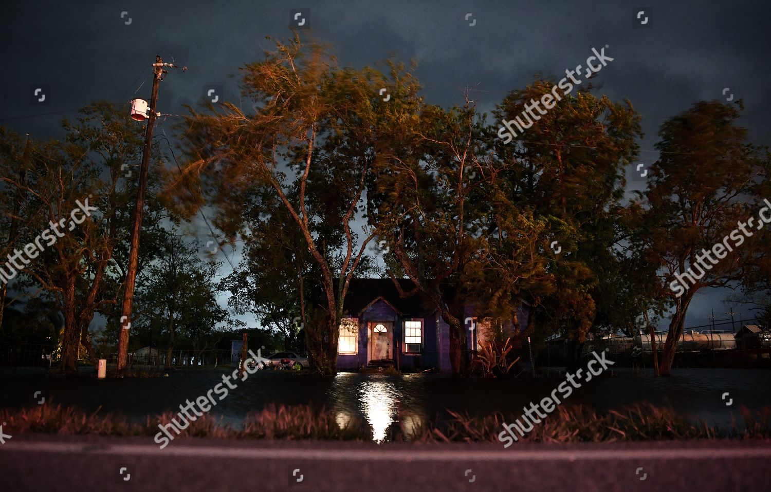 Flooding Friendswood Pearland Houston Editorial Stock Photo - Stock ...