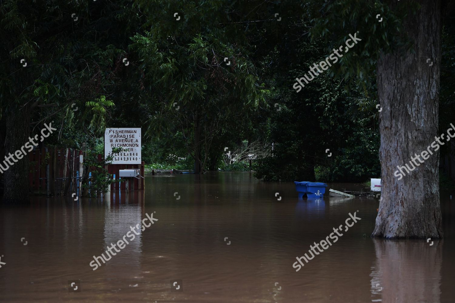 Flooding Friendswood Pearland Houston Editorial Stock Photo - Stock ...