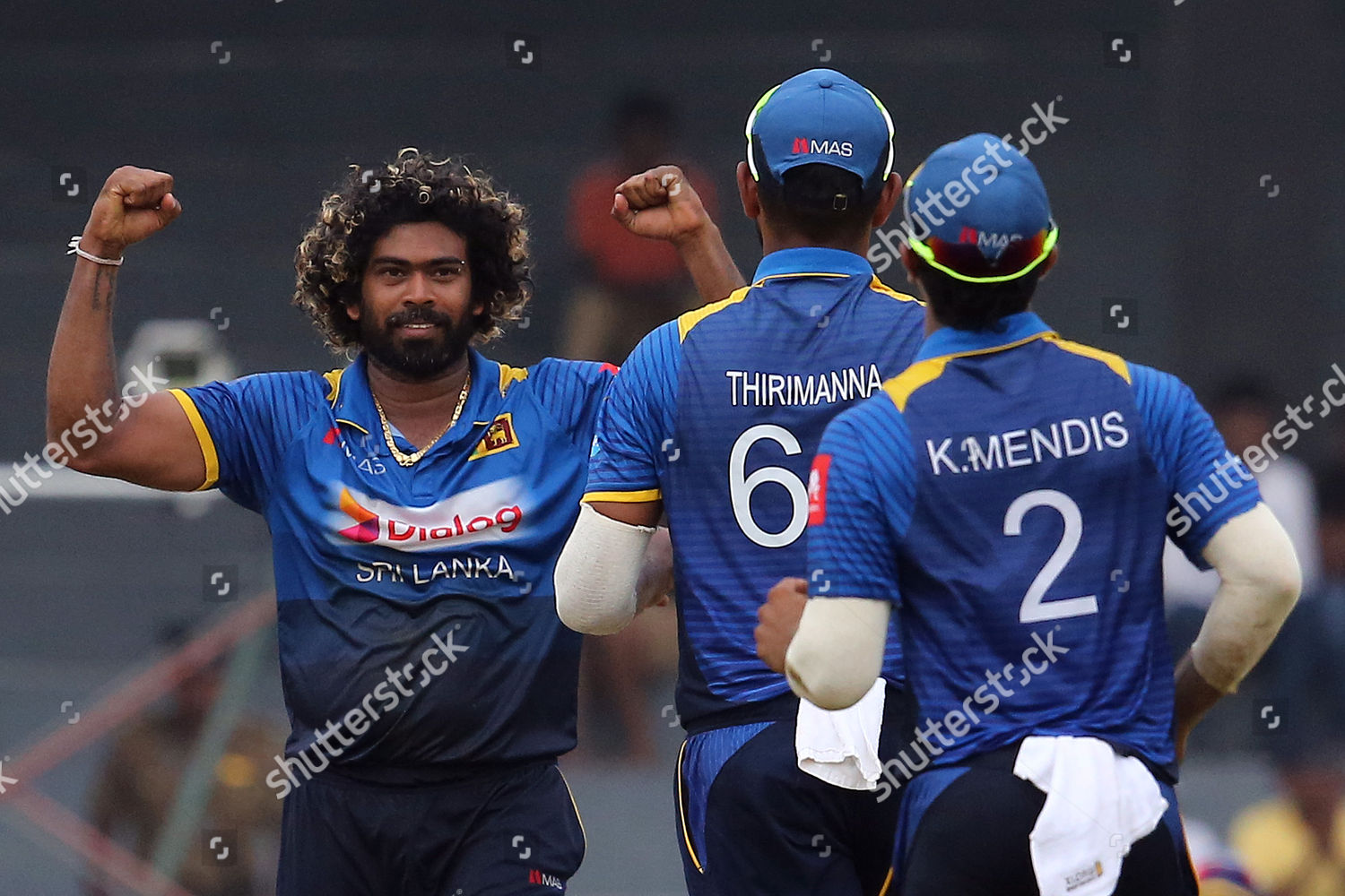 Sri Lankan Bowler Lasith Malinga L Editorial Stock Photo - Stock Image ...