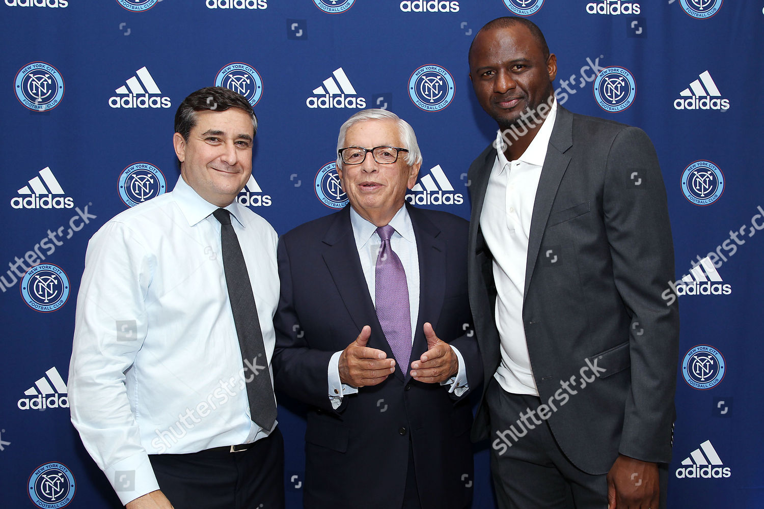 Jon Patricof David Stern Patrick Vieira Editorial Stock Photo - Stock ...