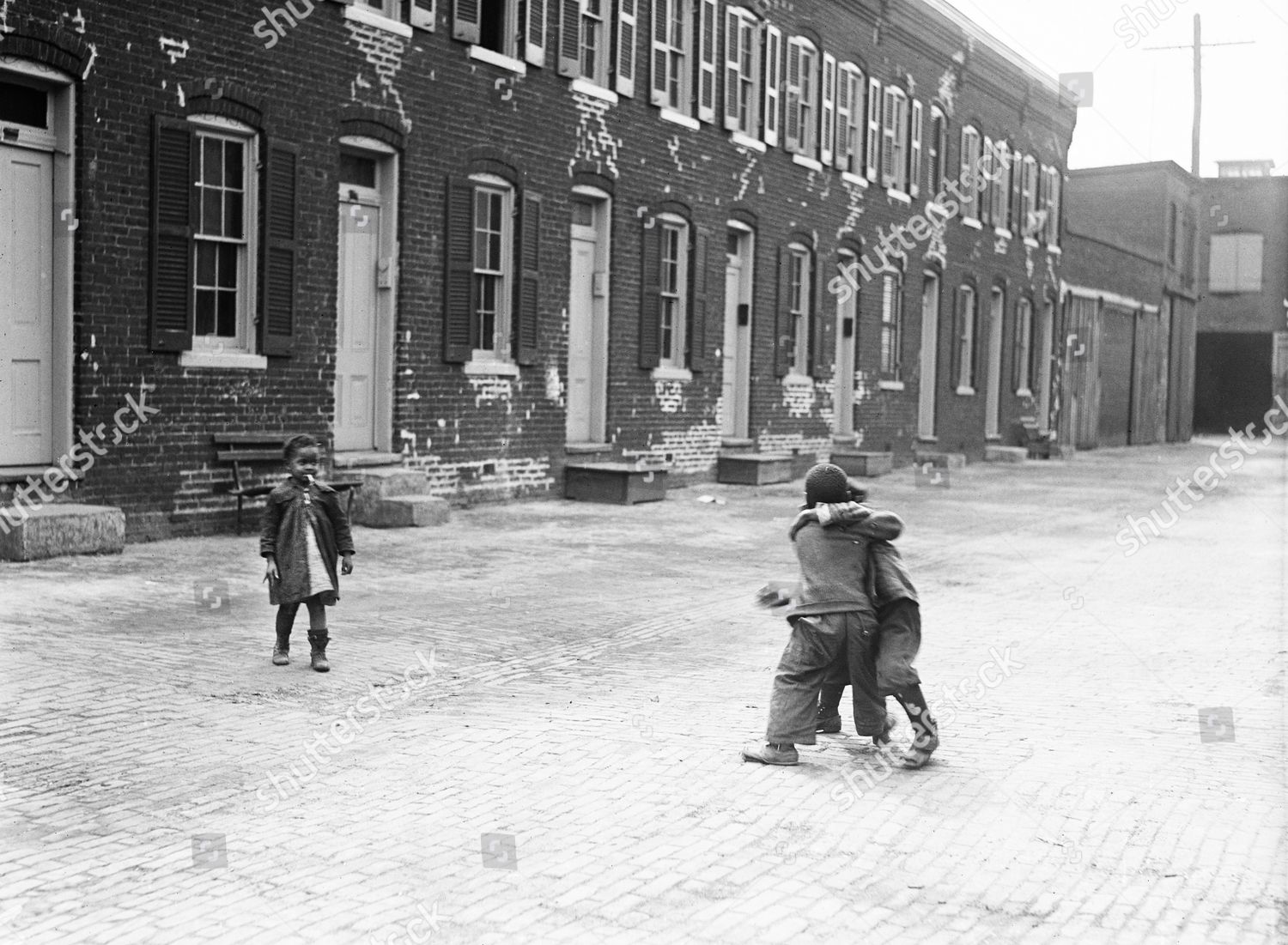 Children Playing Street Washington Dc Usa Editorial Stock Photo - Stock ...