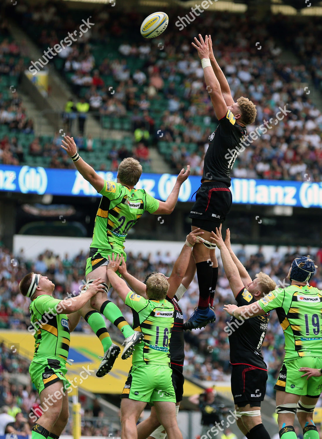 Nick Isiekwe Saracens Takes Lineout Ball Editorial Stock Photo - Stock ...