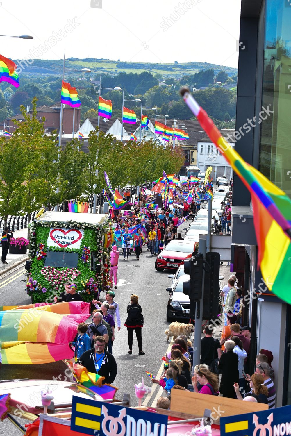 2017 Newry Pride Celebrations Parade Editorial Stock Photo - Stock ...