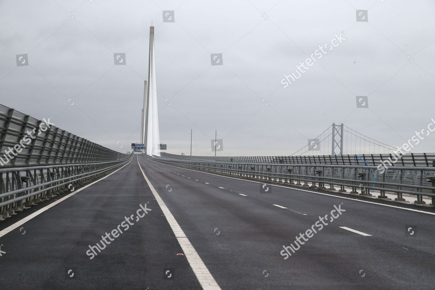 Queensferry Crossing Tower Forth Road Bridge Editorial Stock Photo ...