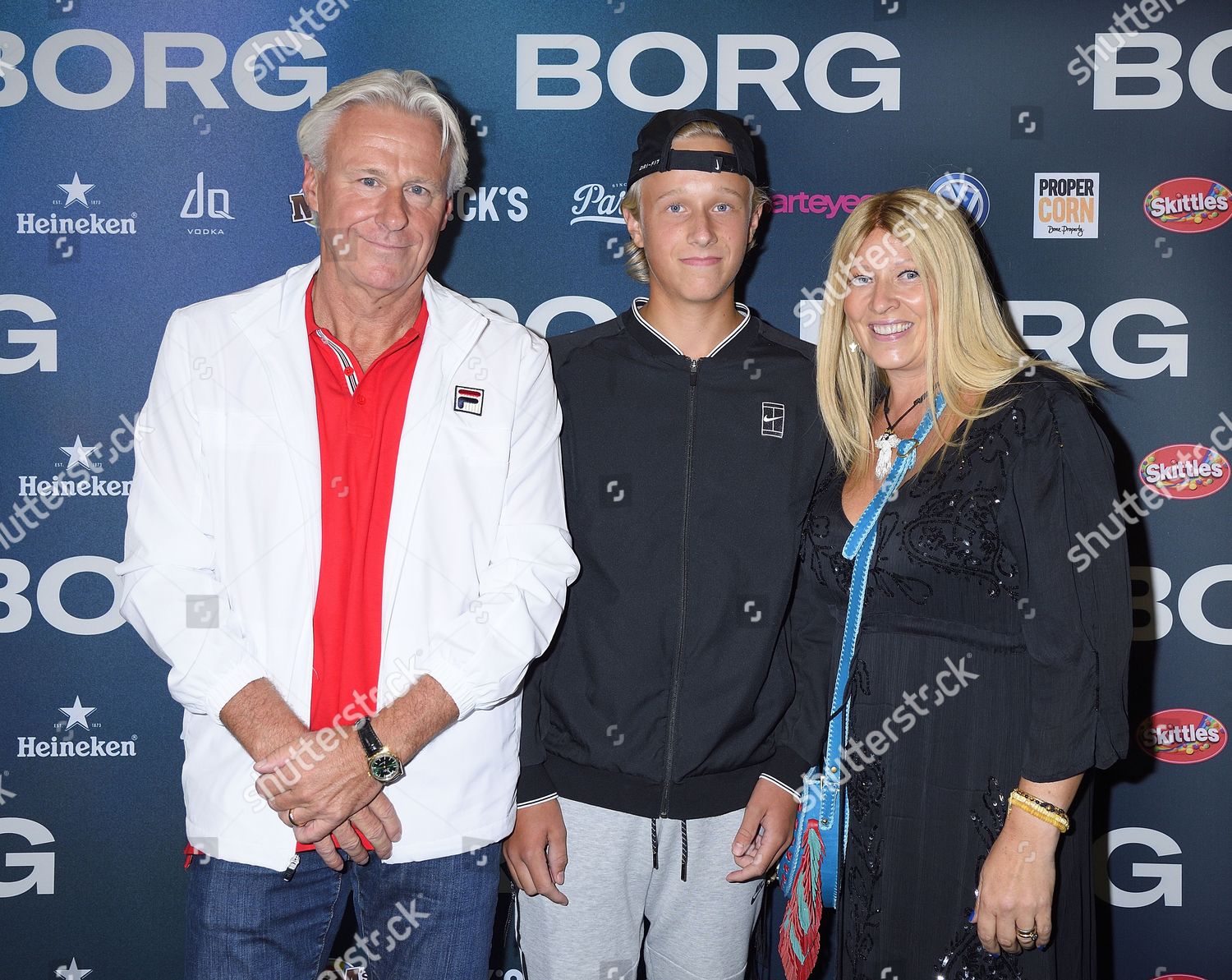 Bjorn Borg Patricia Borg Leo Borg Editorial Stock Photo - Stock Image ...