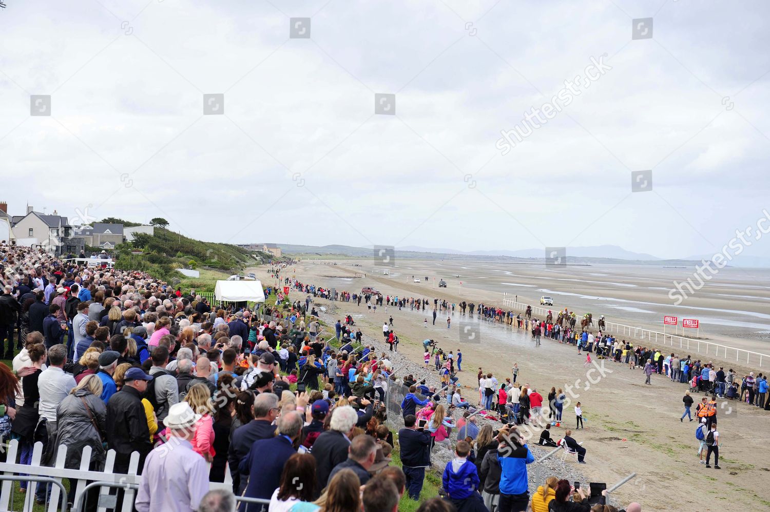 Laytown Beach Scene Unique Race Track Editorial Stock Photo - Stock ...