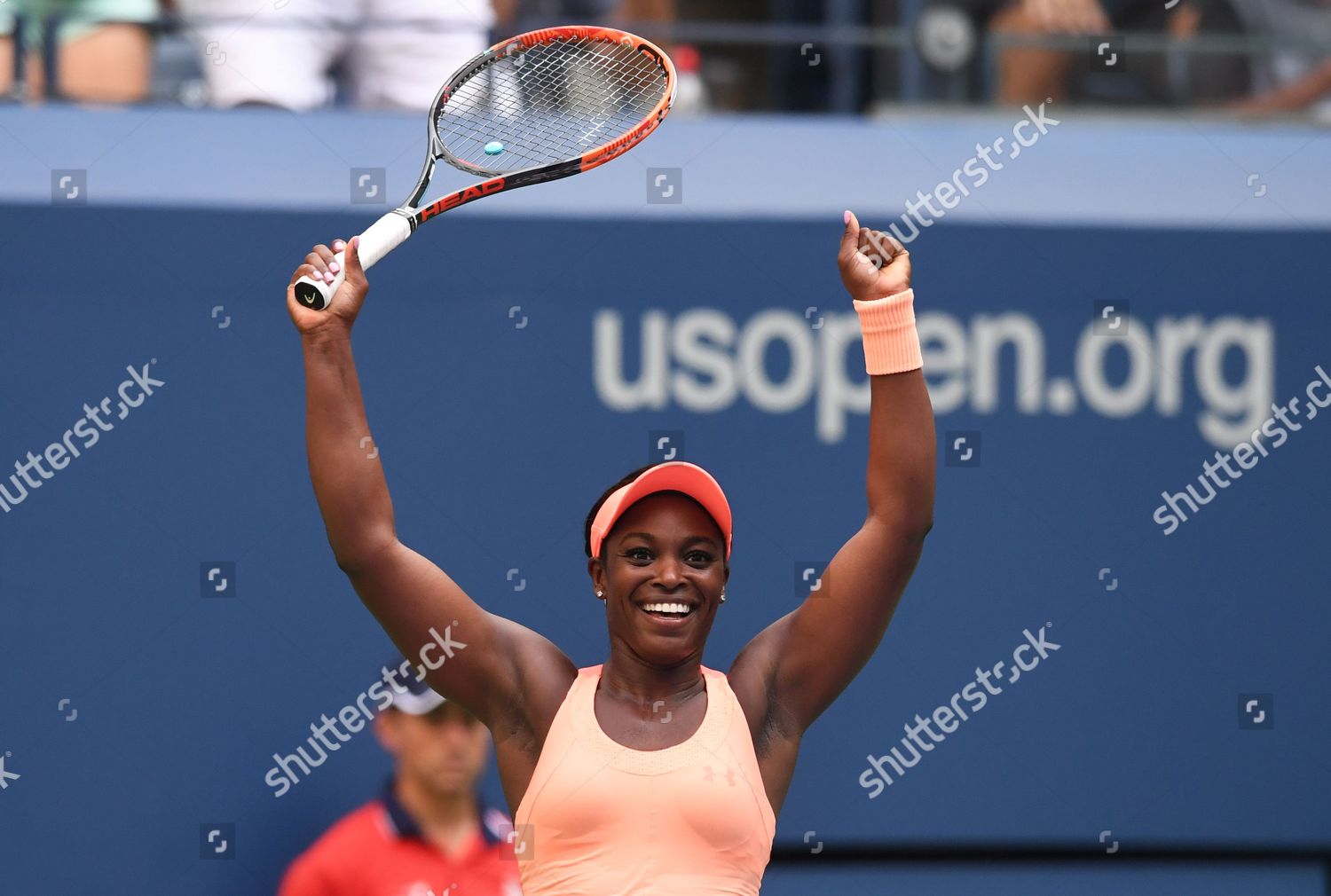 Sloane Stephens Usa Wins Her Quarter Editorial Stock Photo - Stock ...