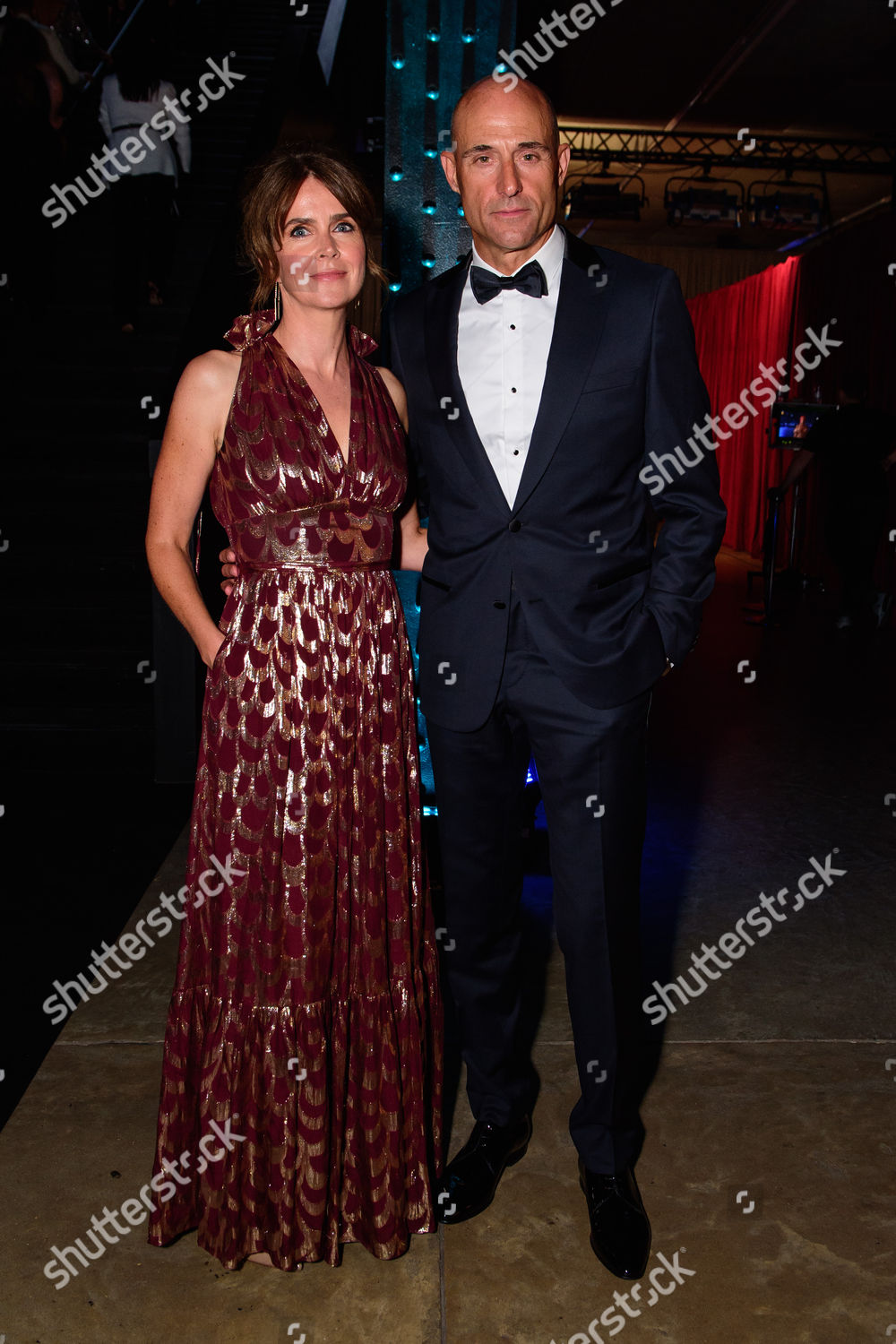 Mark Strong His Wife Liza Marshall Editorial Stock Photo - Stock Image ...