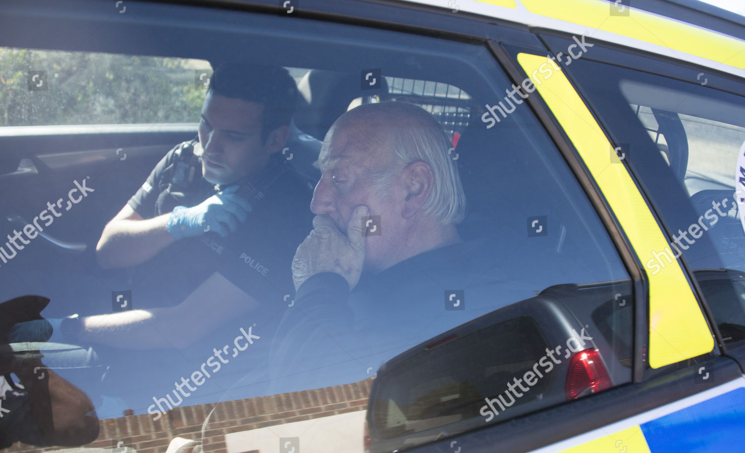Pensioner Terry Bridger 72 Who Held Editorial Stock Photo - Stock Image ...