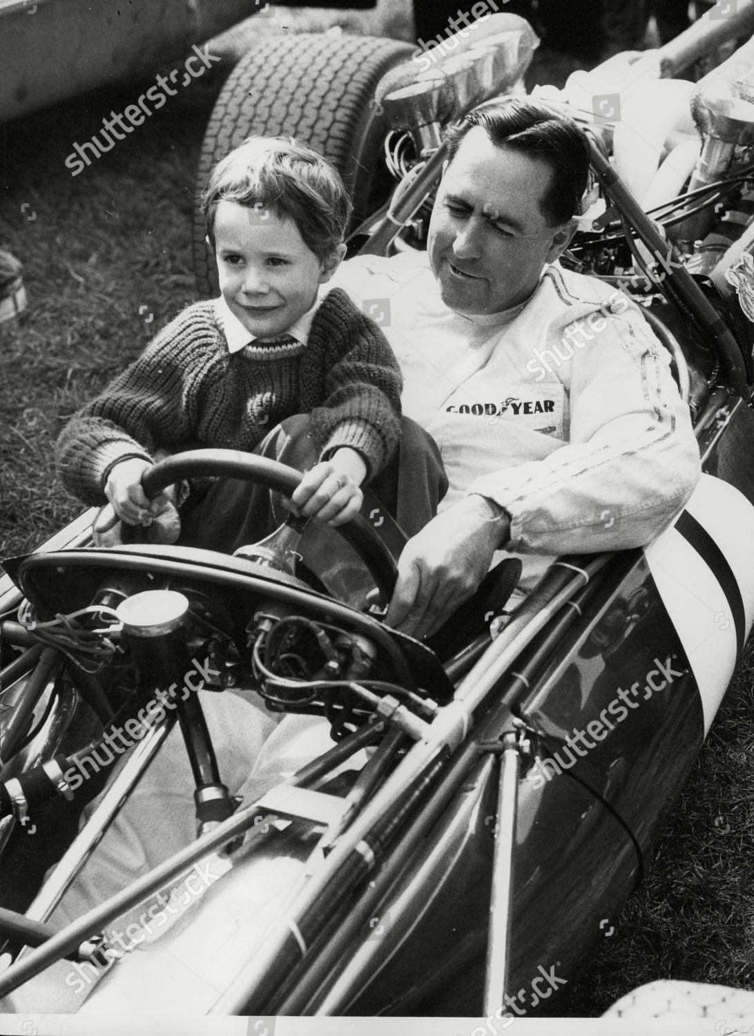 Racing Driver Jack Brabham Son Gary Editorial Stock Photo - Stock Image ...