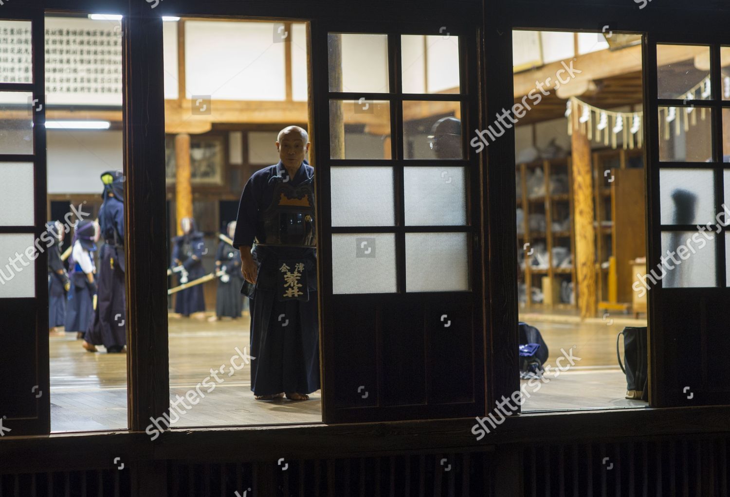 Local Residents Practice Kendo Swordsmanship Community Editorial Stock ...