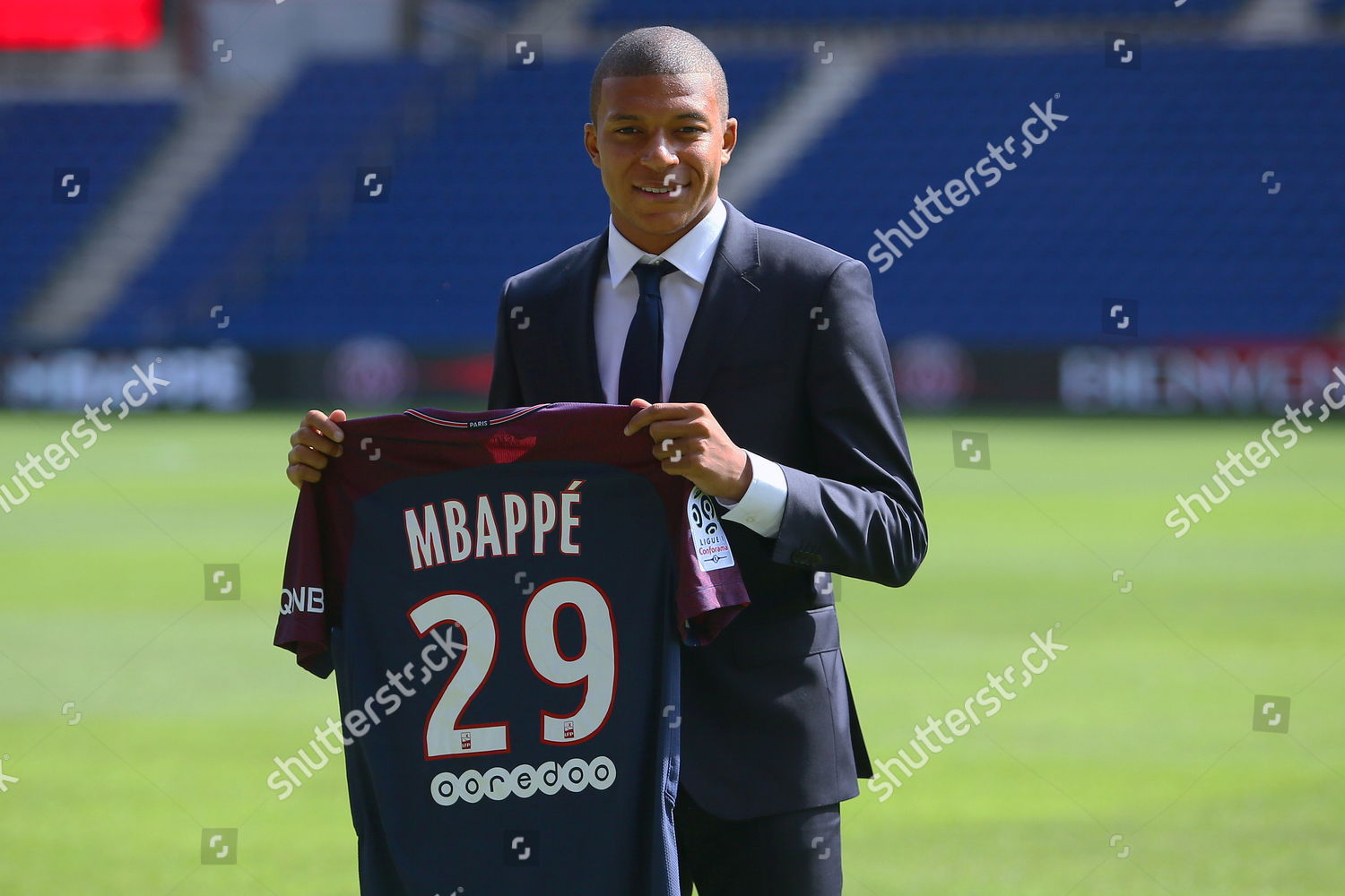Psg Kylian Mbappe Presentation Editorial Stock Photo - Stock Image ...