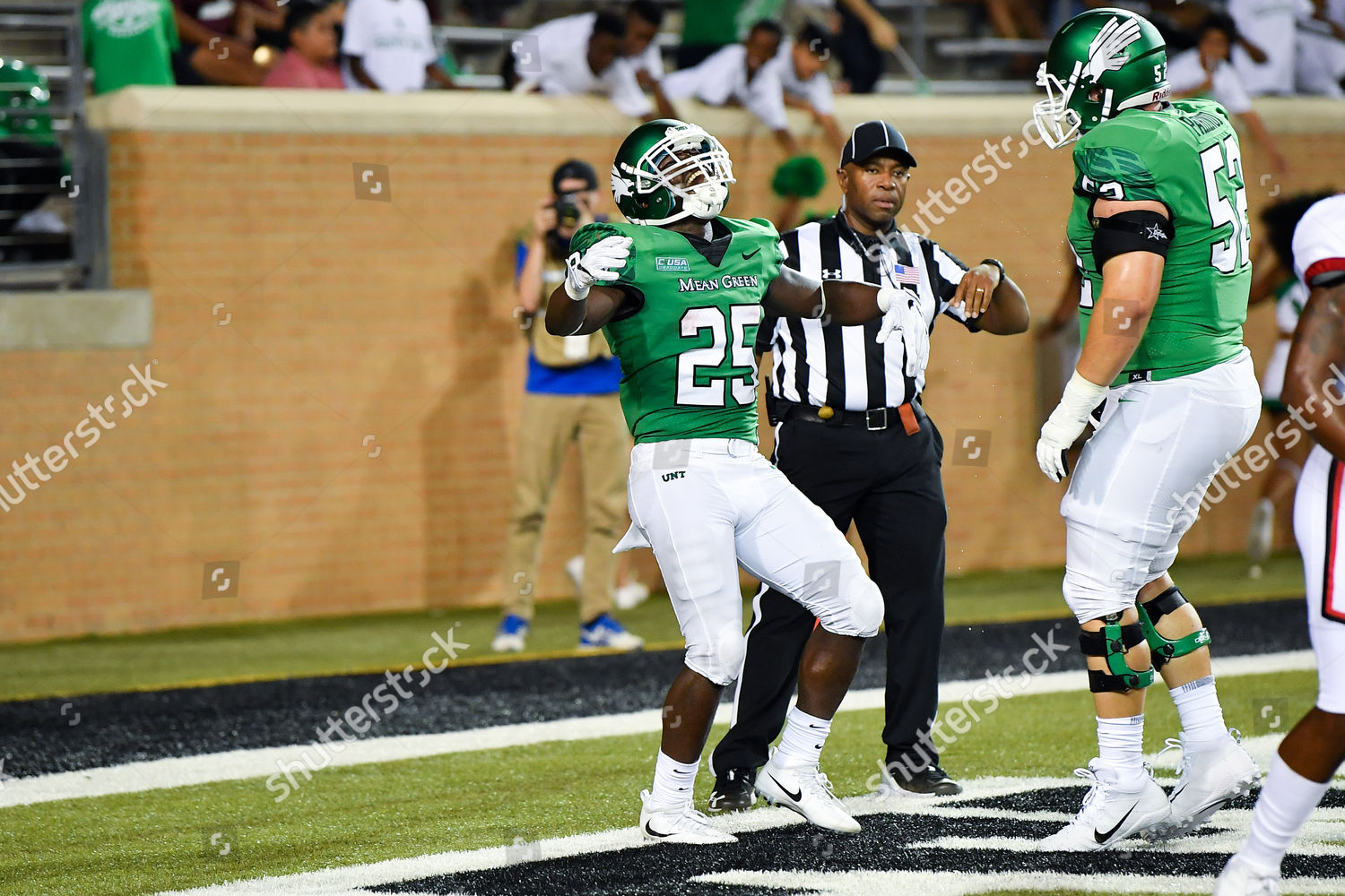 North Texas Mean Green Running Back Editorial Stock Photo - Stock Image ...