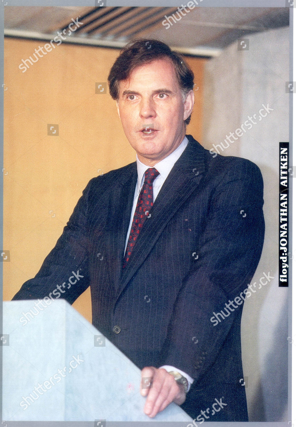 Former Tory Mp Jonathan Aitken Talking Editorial Stock Photo - Stock ...