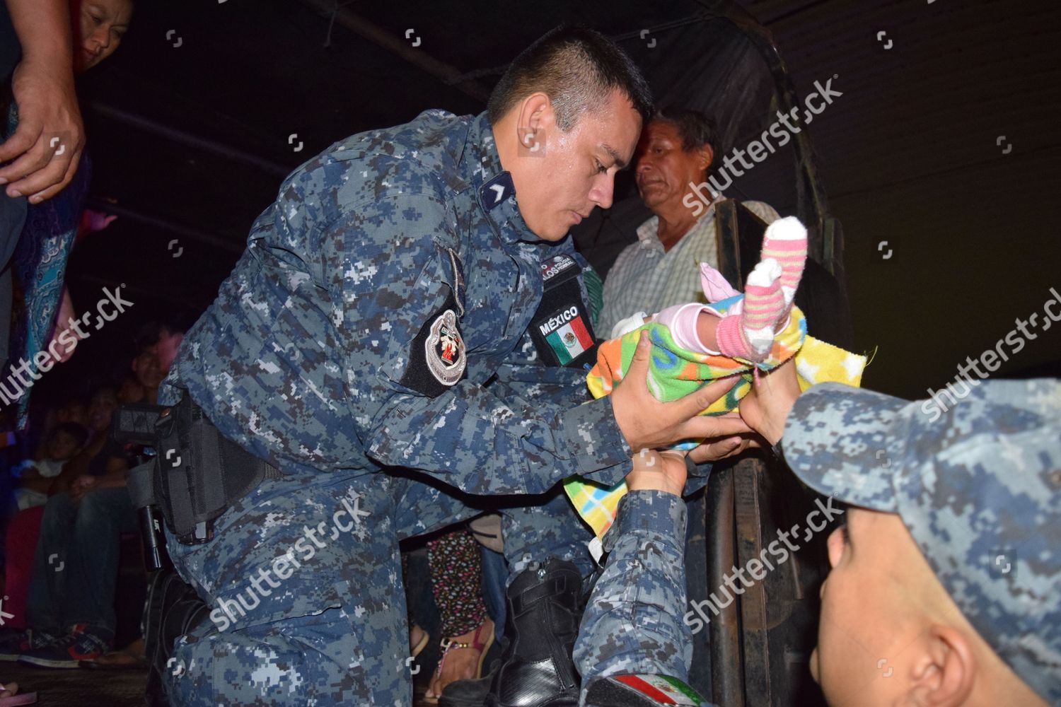 Civil Defense Forces Members Help Residents Editorial Stock Photo ...