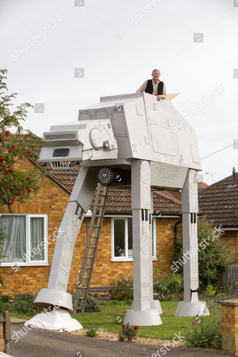 Star Wars Atat Walker Model Built Editorial Stock Photo - Stock Image ...