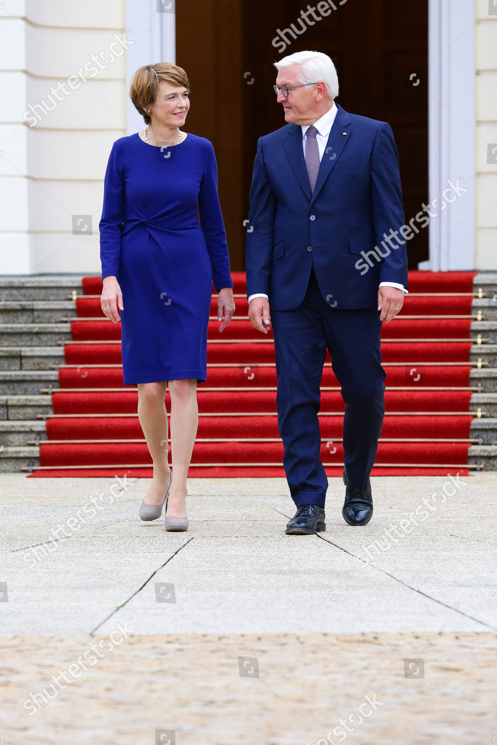 Frank Walter Steinmeier Mit Ehefrau Elke Editorial Stock Photo - Stock ...