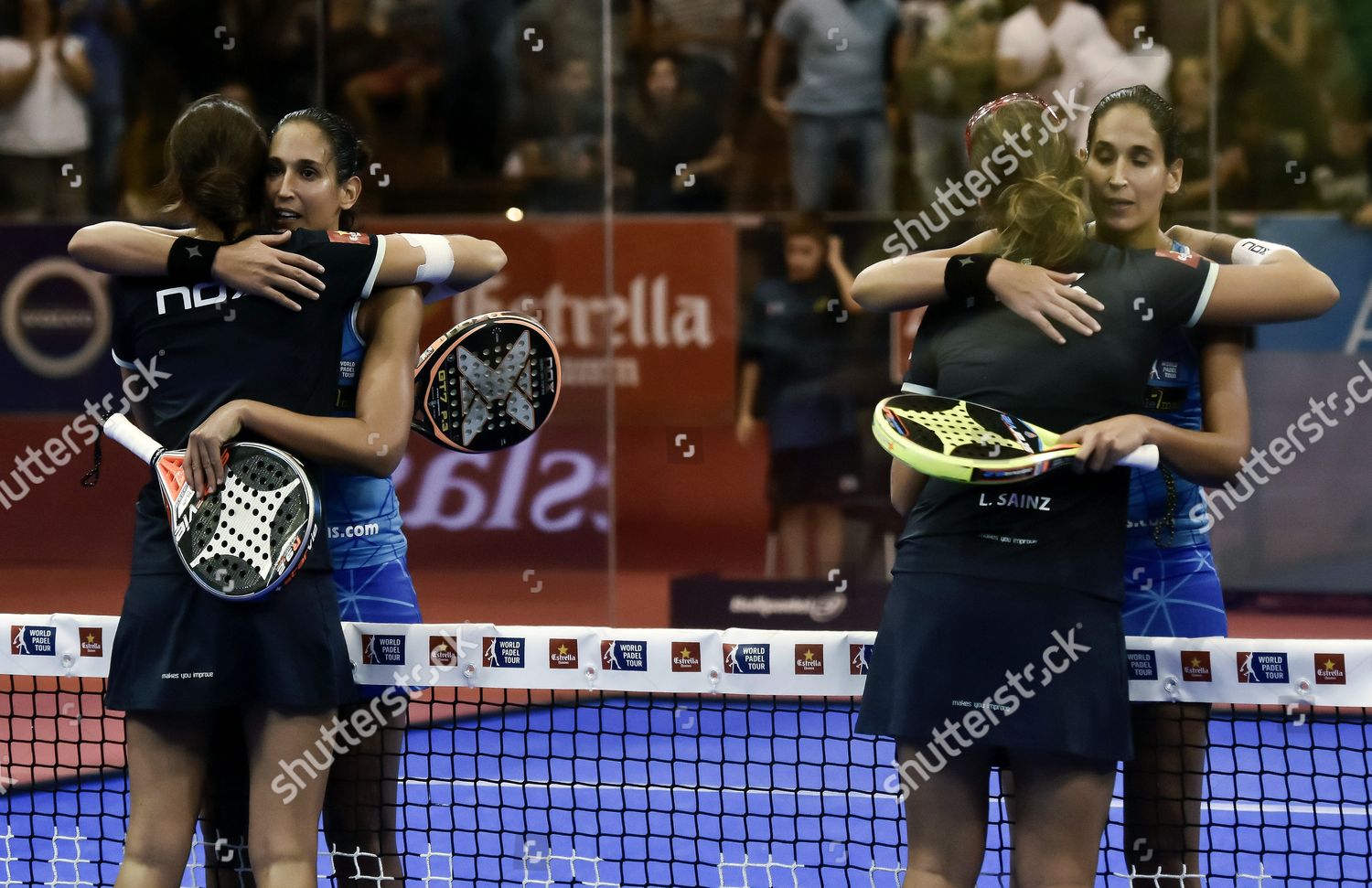 Spanish Paddle Tennis Players Maria Pilar Editorial Stock Photo - Stock ...