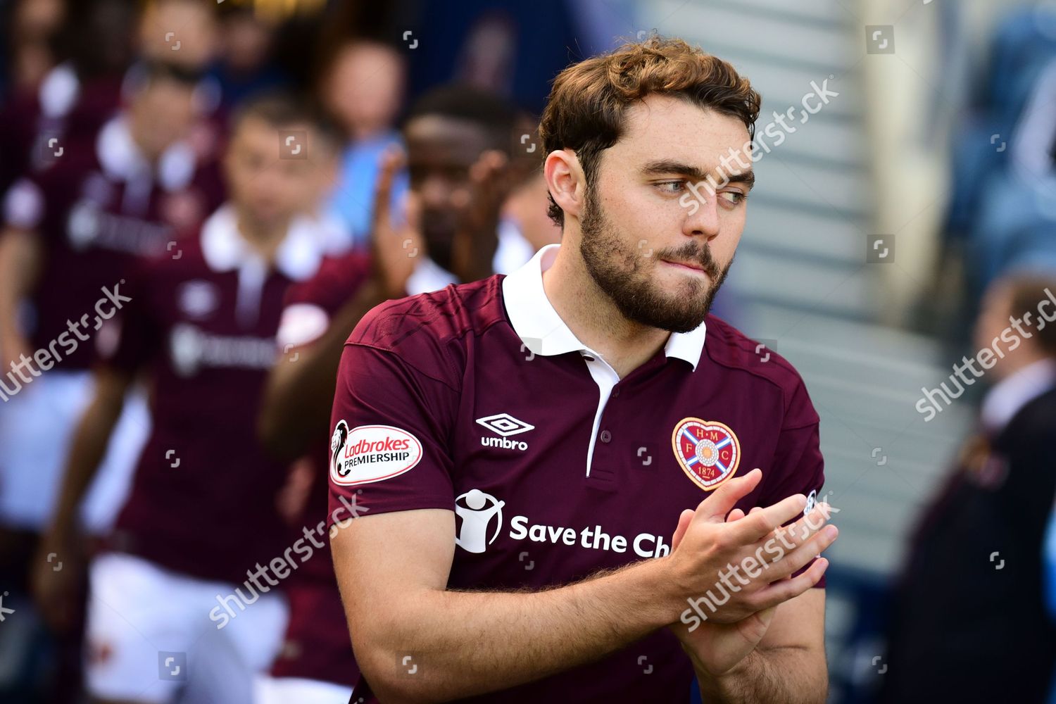 Connor Randall Takes Field Ladbrokes Scottish Editorial Stock Photo ...