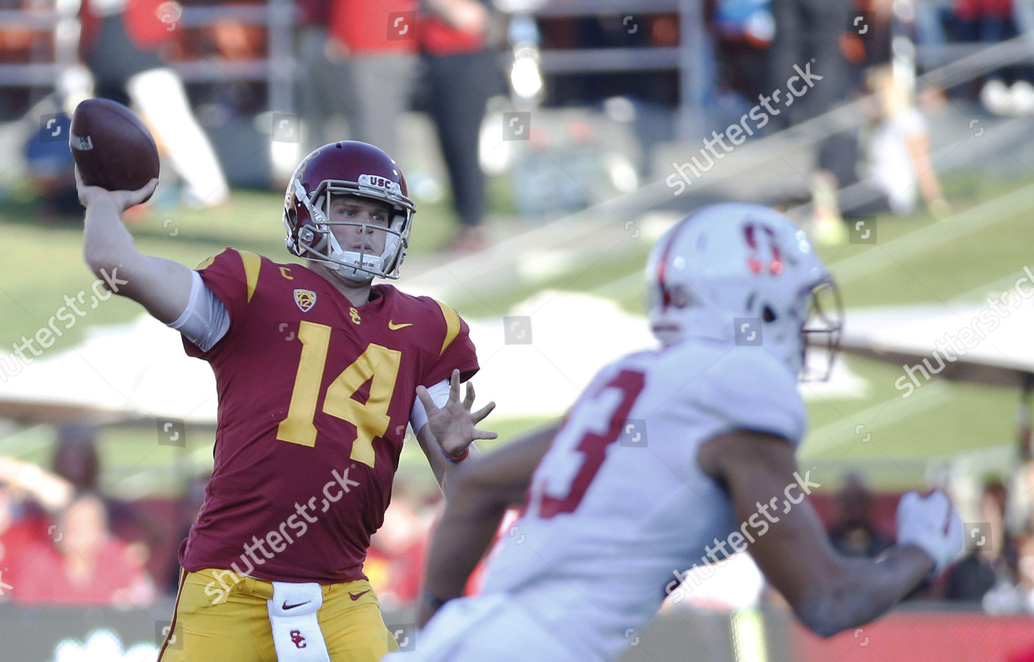 Usc Trojans Quarterback Sam Darnold 14 Editorial Stock Photo - Stock ...